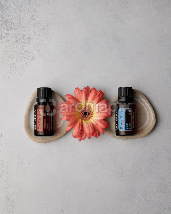 Doterra On Guard And Easy Air Flower Stock Photo nkr465y7685a
